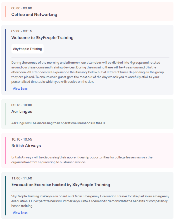 Travel, Aviation and Cabin Crew Lecturers' Conference - SkyPeople Training